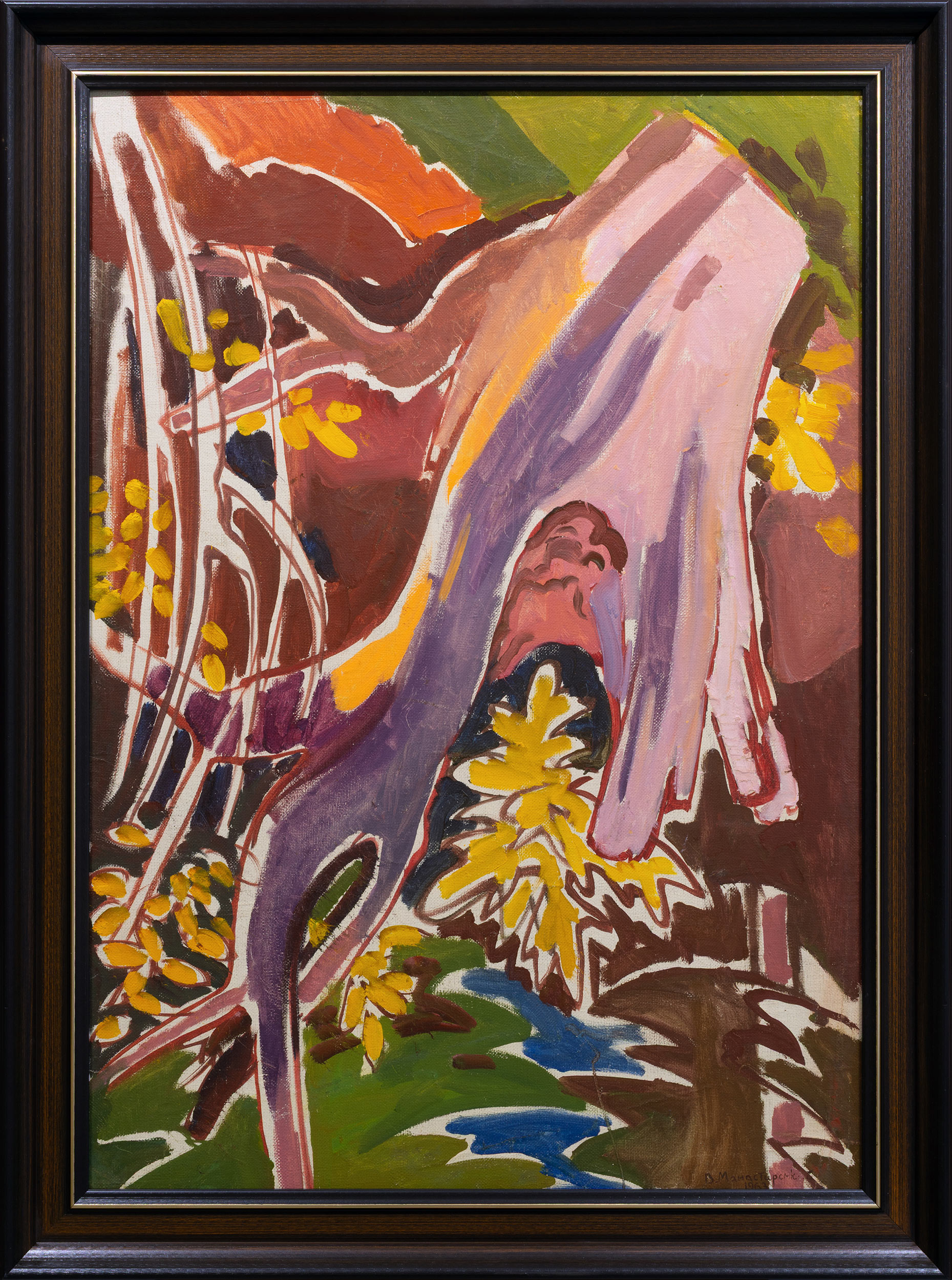 "Old Tree Stump", 1963 work on the exhibition of Ukrainian art